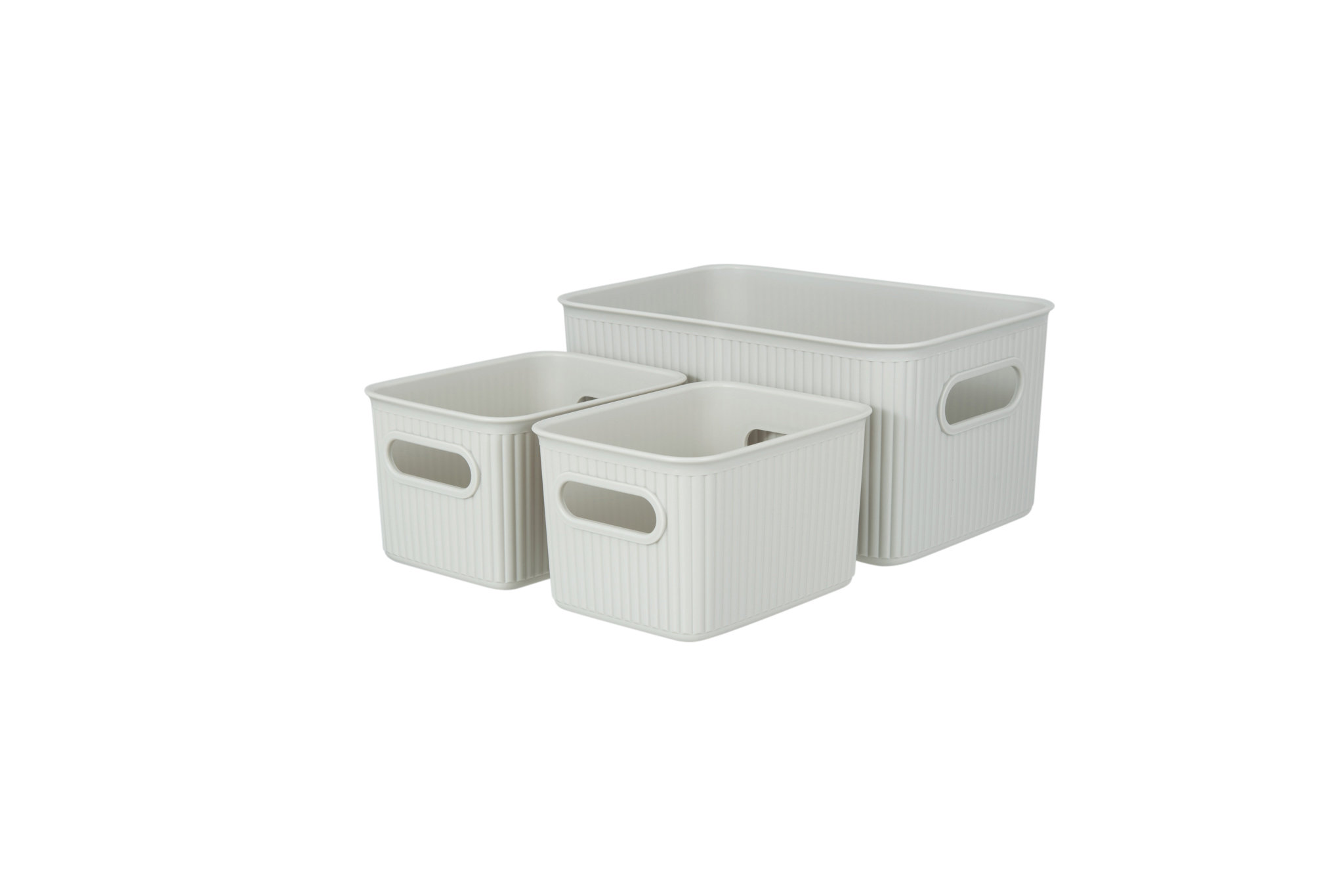 Superio 3 Piece Plastic Bin Set - Wayfair Canada