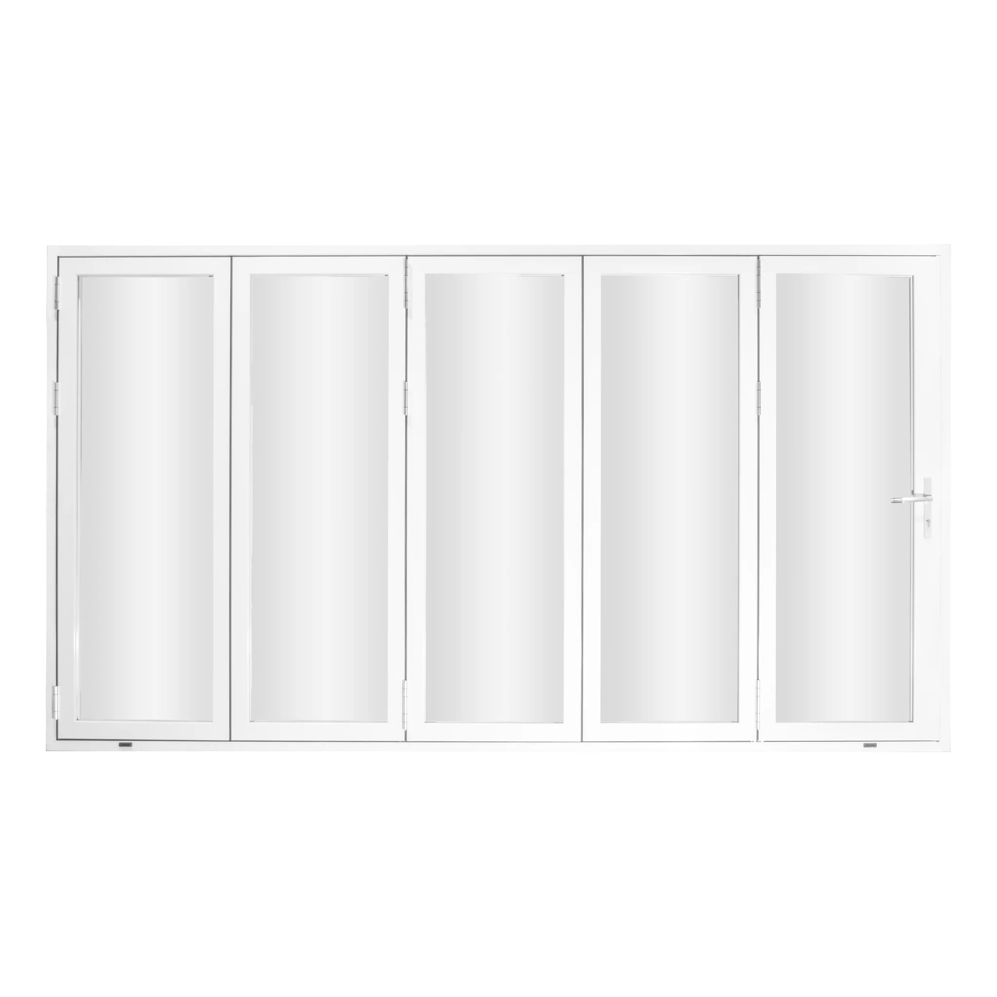 FOREVERDOORS Forever Doors 5 Panel, Folding Patio Door, (0R5L) Outswing ...