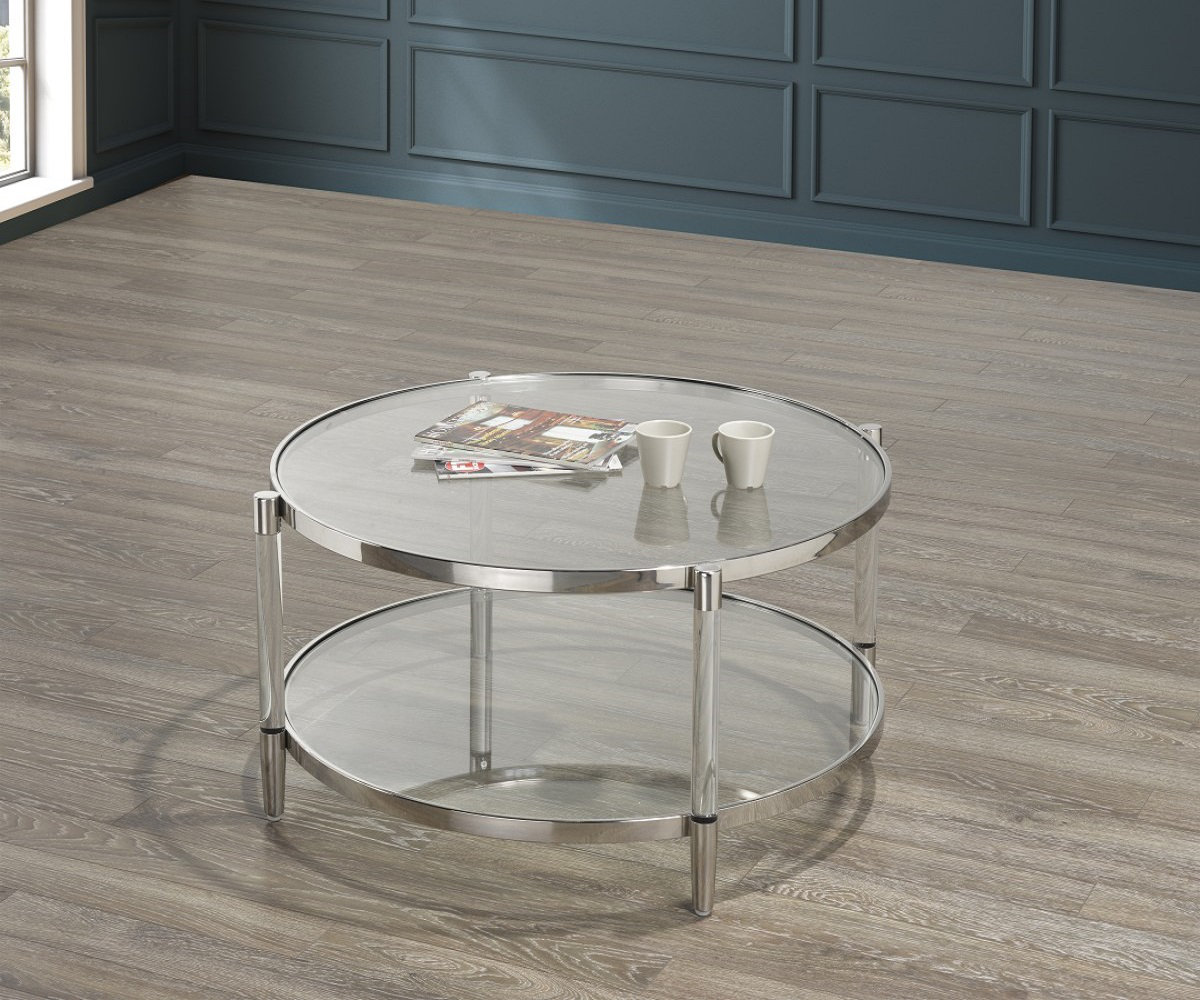 Brassex Emma Coffee Table, Acrylic | Wayfair
