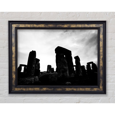 Bright Star Stonehenge B N W - Single Picture Frame Art Prints ...