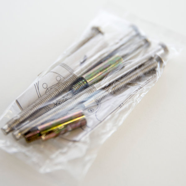 Design House Single Cylinder Satin Nickel Deadbolt Thick Door Extension ...