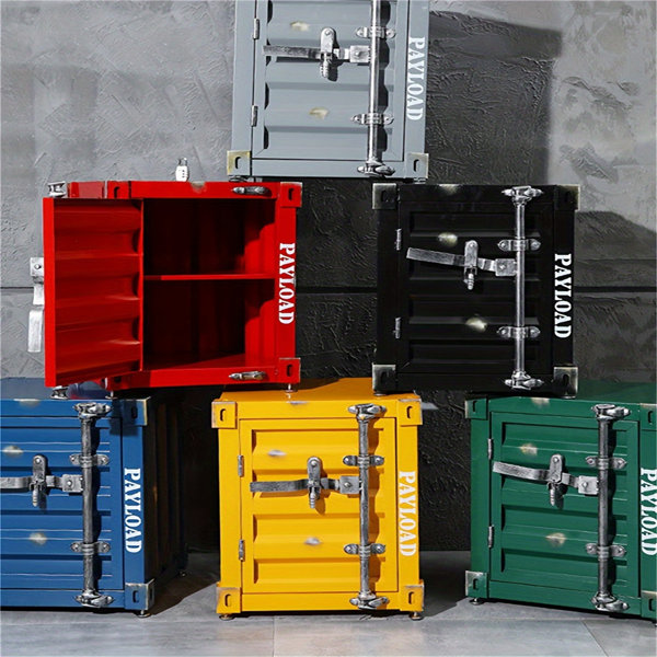 Williston Forge Industrial Wind Container Cabinet, Storage Cabinet ...