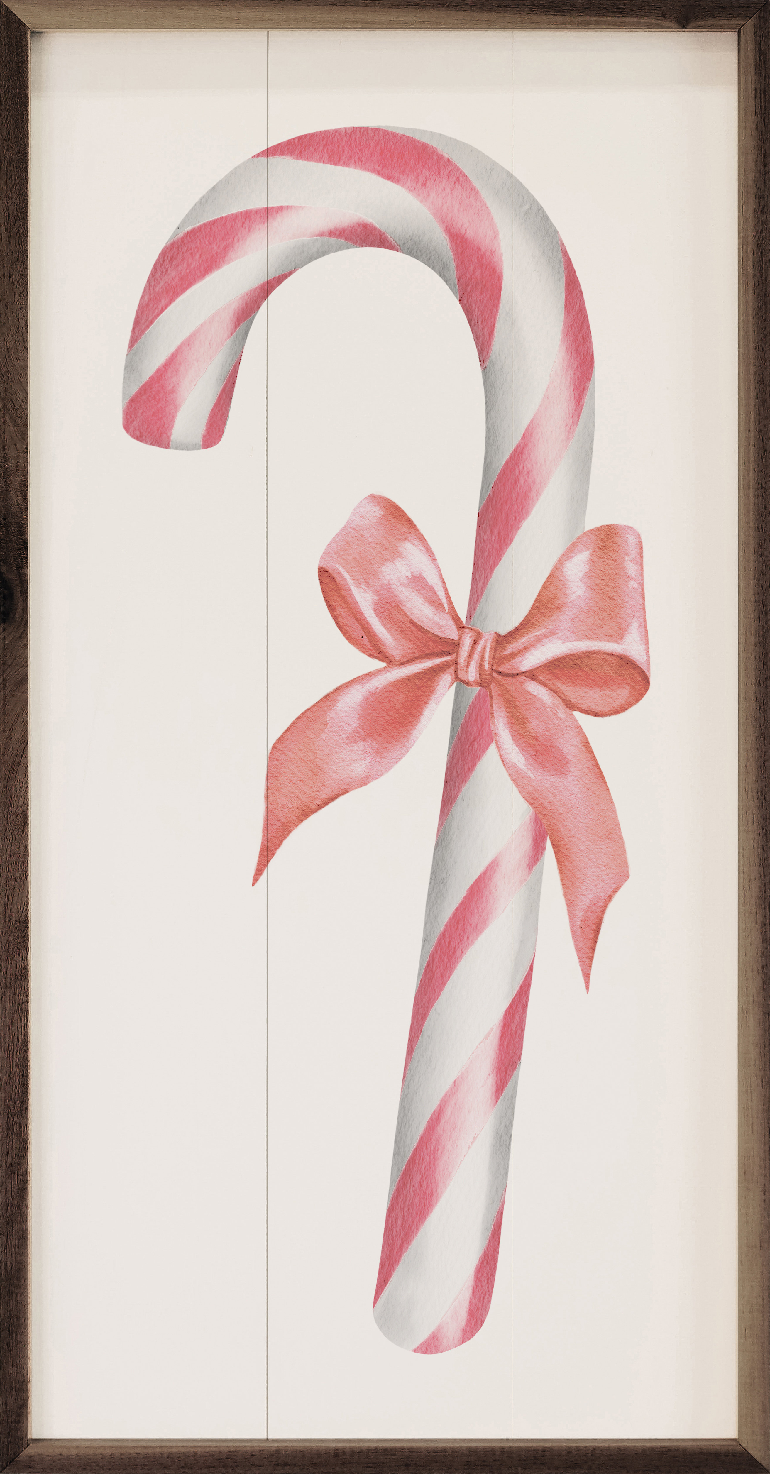 The Holiday Aisle® Pink Single Candy Cane White | Wayfair