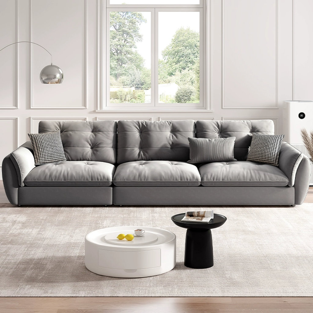 Walkoly Canapé de luxe moderne de style crème moderne - Wayfair Canada