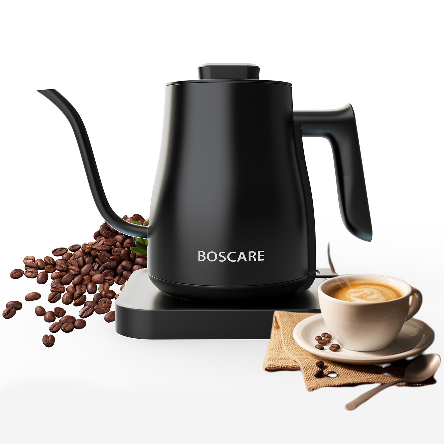 PANDA GENIUS Stainless Steel Gooseneck Kettle - Wayfair Canada