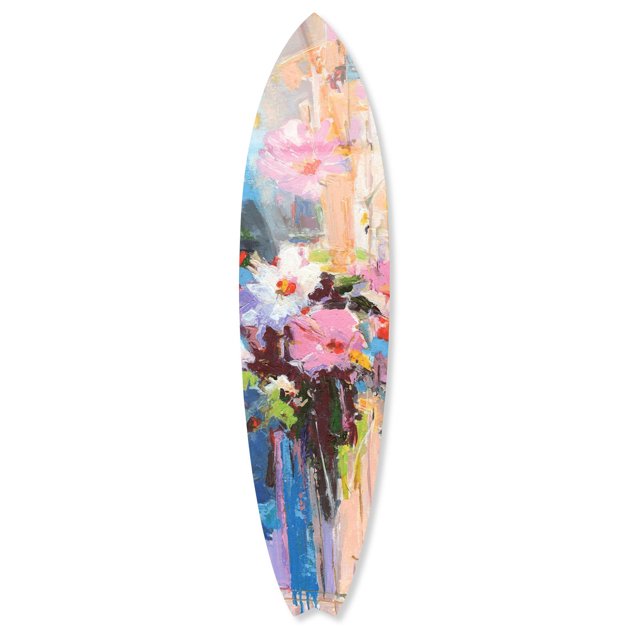 Notori Art Positive Energy Surfboard Acrylic Coastal Wall Art by ...