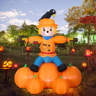 The Holiday Aisle® 5FT Fall Day Inflatable Decoration, Lighted Air ...