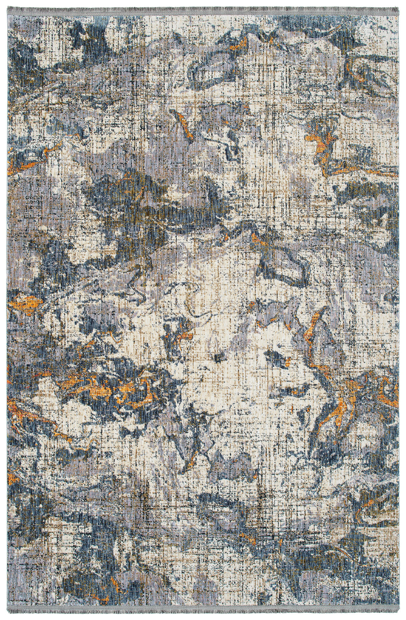 Orren Ellis Elegant Rug, Modern Area Rug, Abstract Area Rug, Rectangle ...