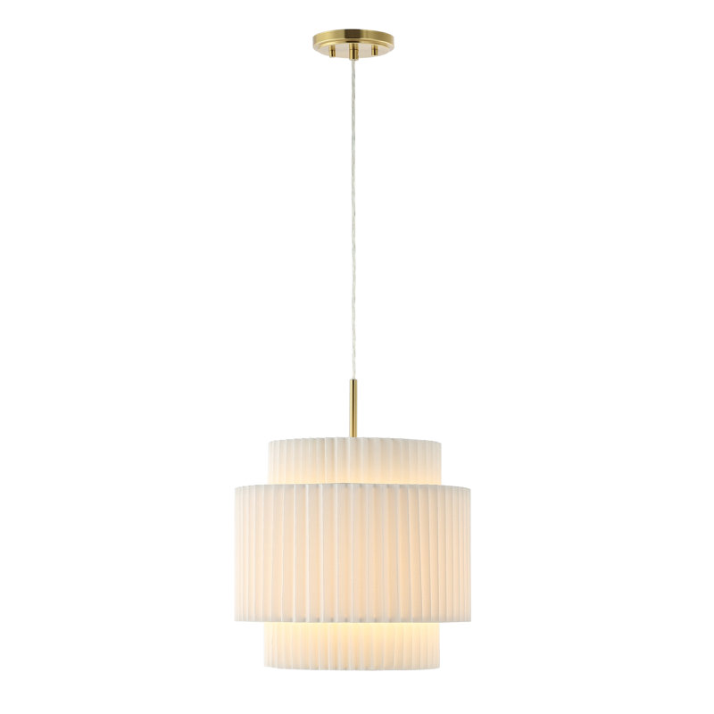 Mercer41 Wilhide 1 - Light Shaded Drum Pendant | Wayfair