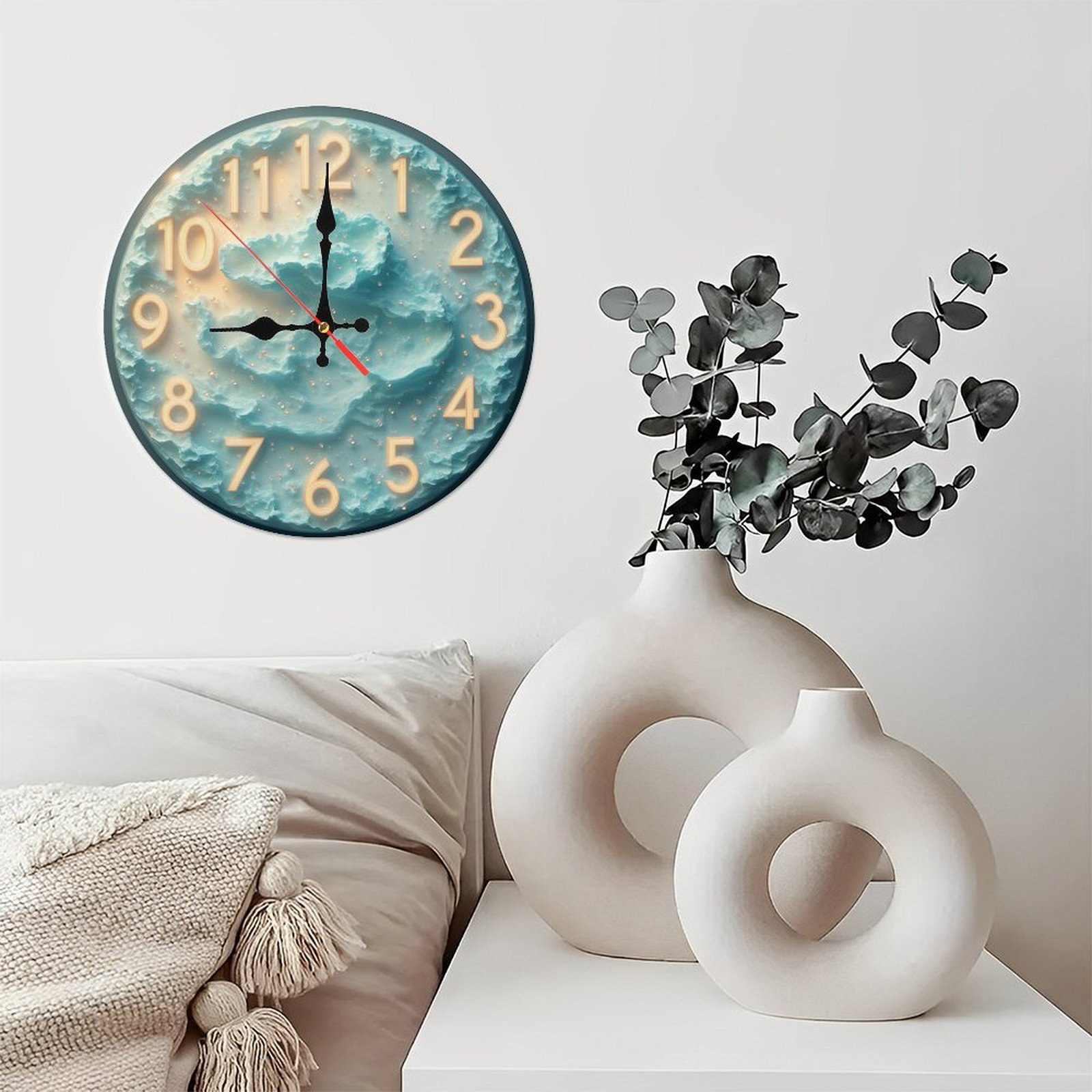 Ivy Bronx Cloud Clock With Numbers - Wayfair Canada