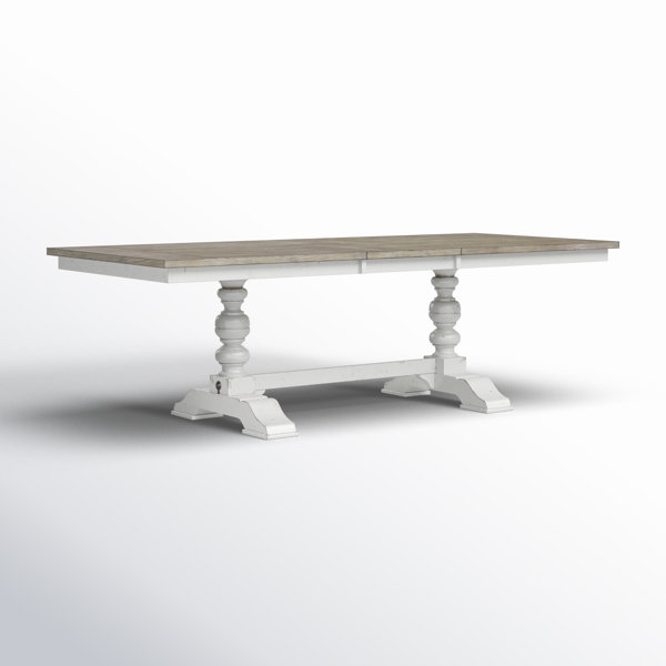 Laurel Foundry Modern Farmhouse® Bale Extendable Trestle Dining Table ...