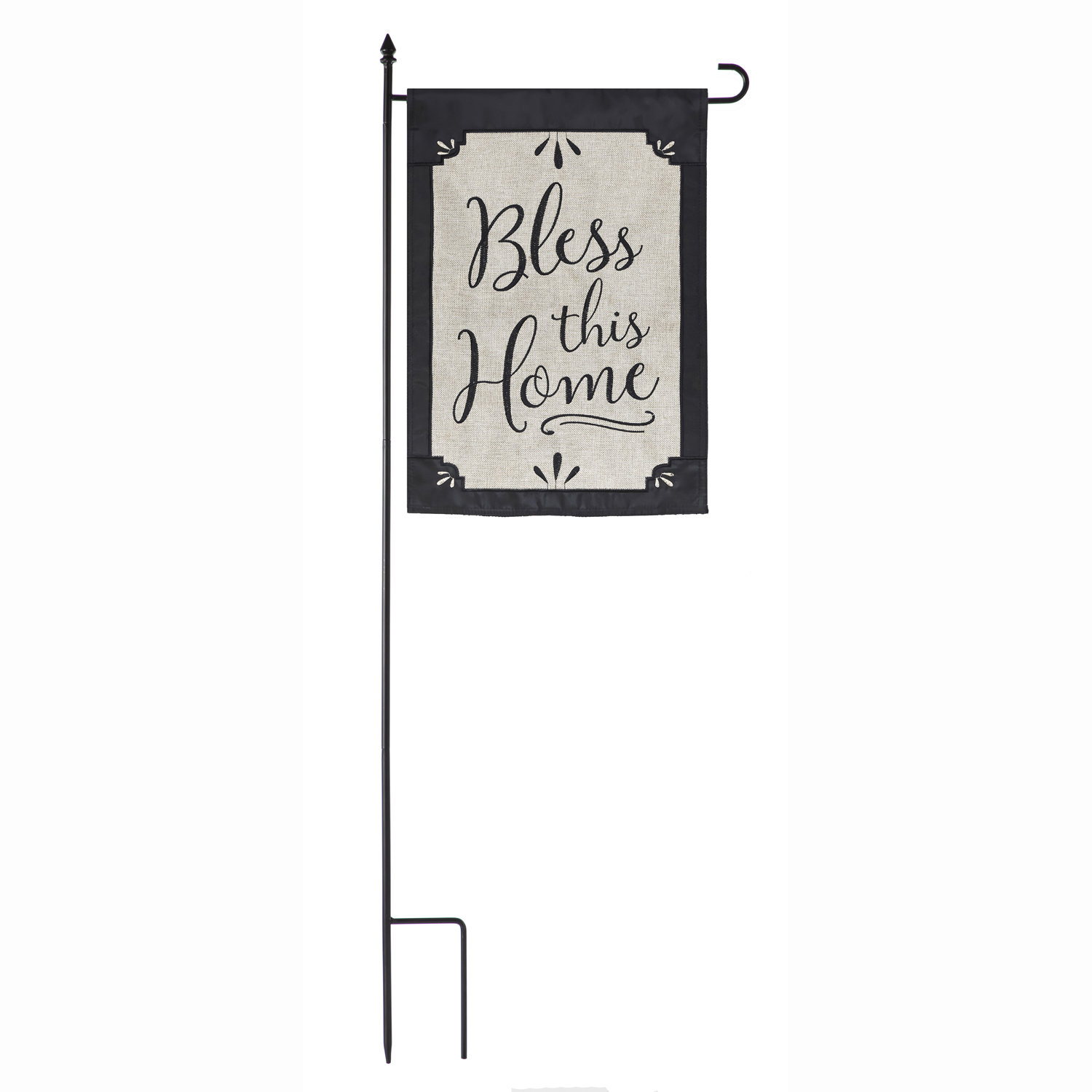 Arlmont & Co. 4 Piece KD Metal Garden Flag Stand & Reviews - Wayfair Canada