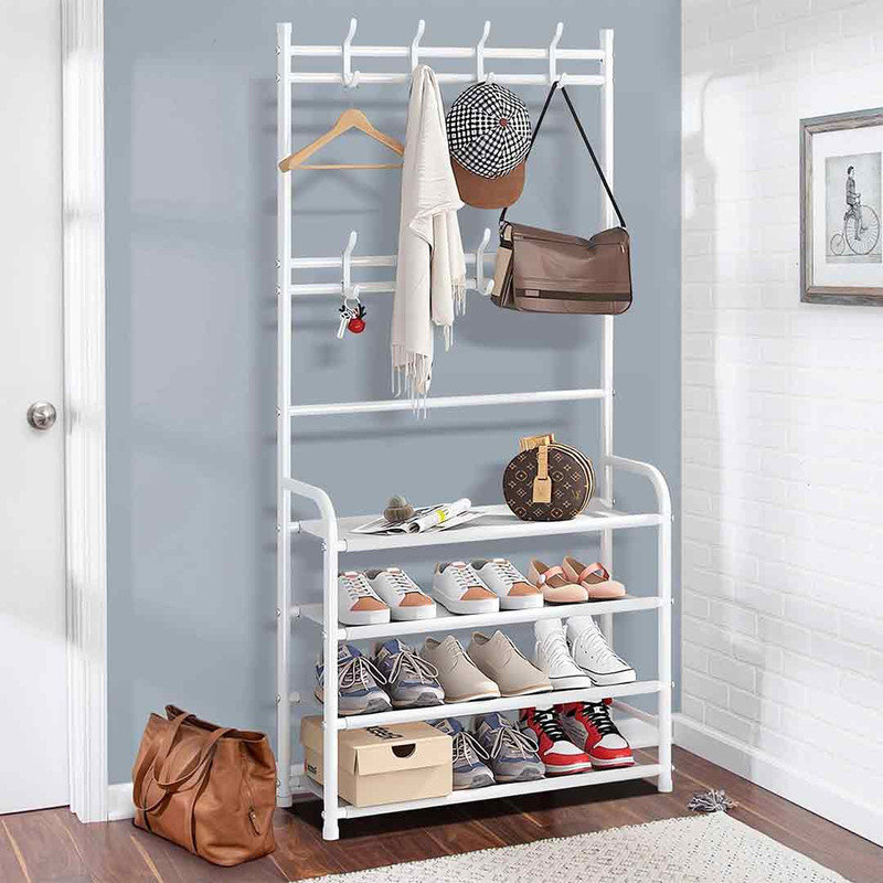 Lark Manor Shoe Rack and Coat Rack,Shoe Rack for Entryway,Shoe Coat ...