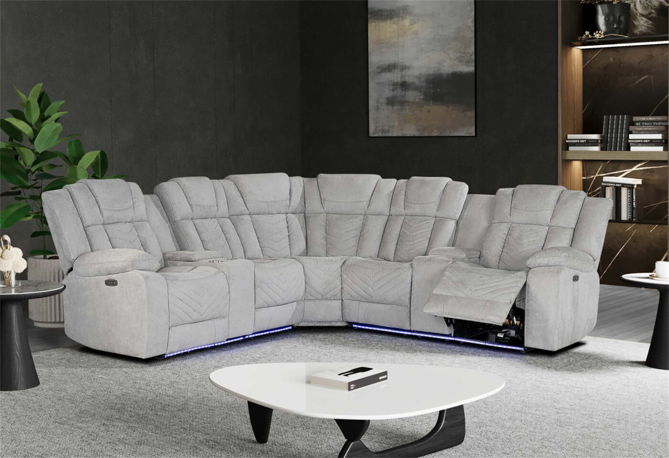 Wrought Studio Raize Ash Sectional - Wayfair Canada