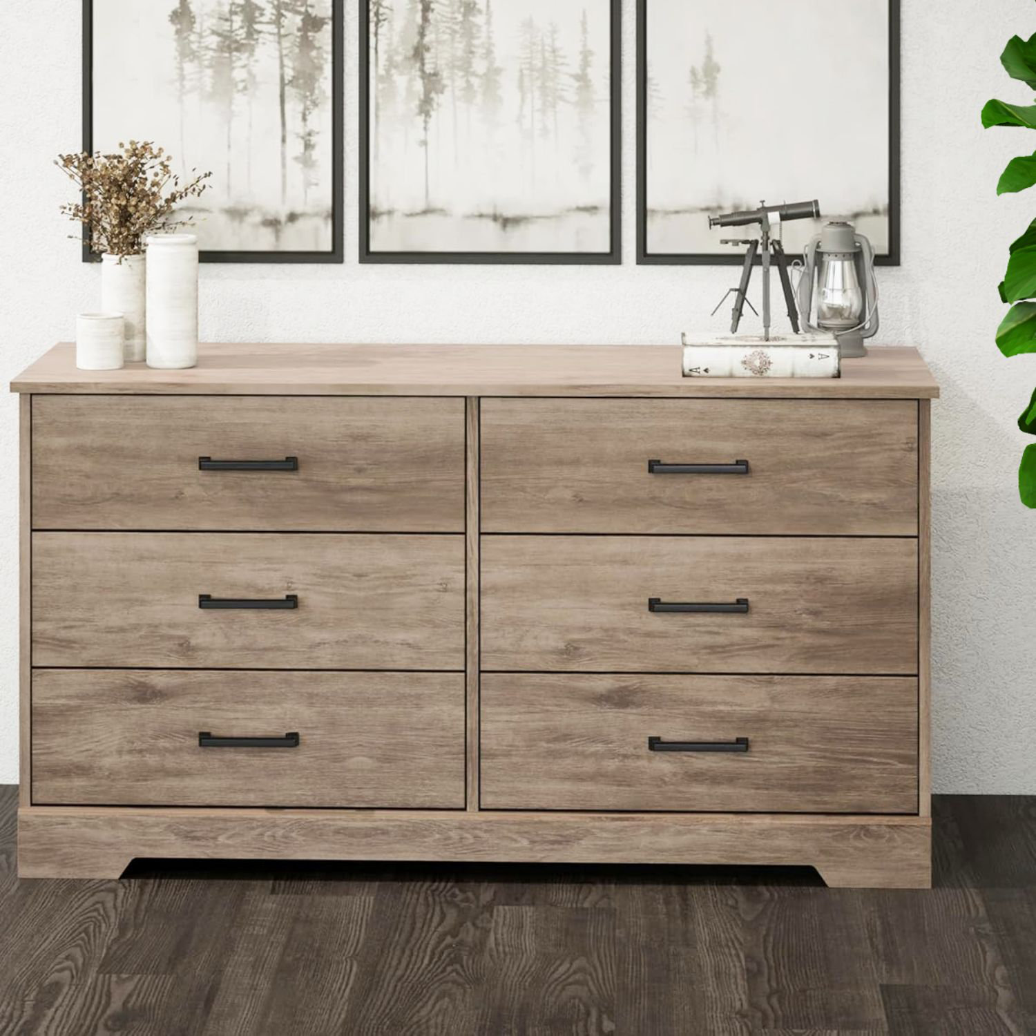 QICQA Double Drawer Dresser | Wayfair