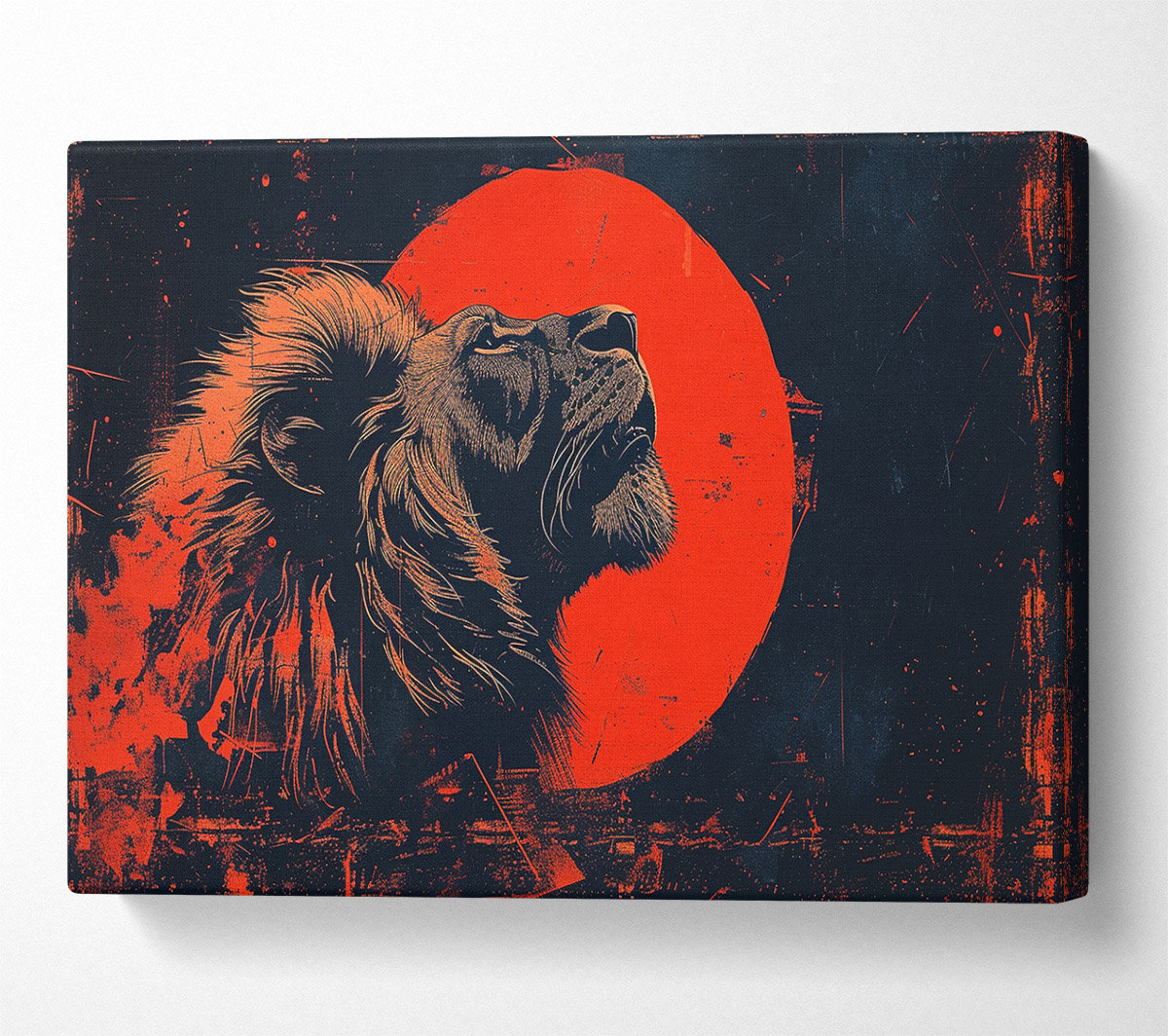 17 Stories Red Lion Sun - No Frame Art Prints on Canvas | Wayfair.co.uk