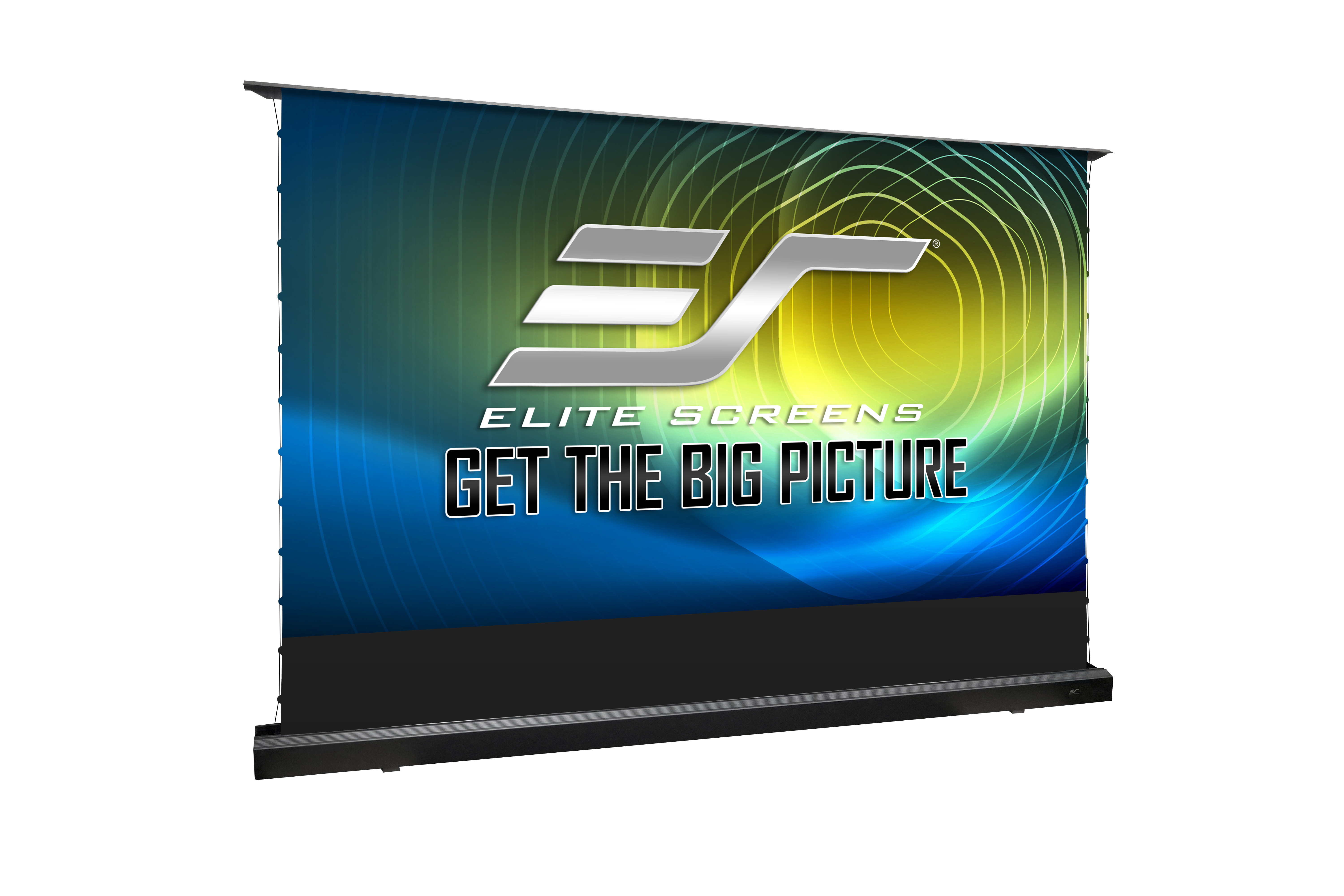 Elite Screens Kestrel Tab-Tension CLR 5 Electric Floor-Rising Ceiling ...