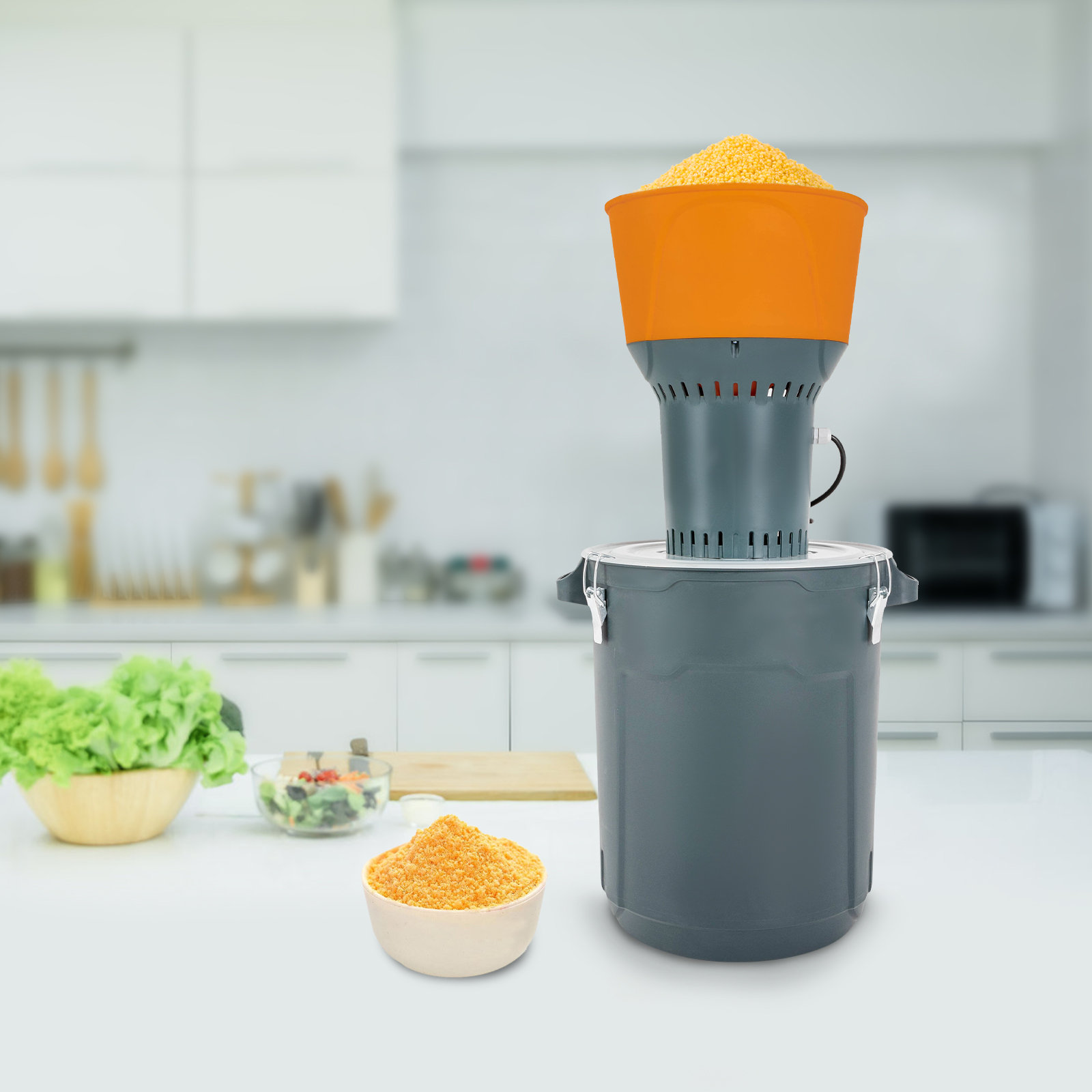 OUKANING 1000W 50L Electric Grain Grinder Machine | Wayfair