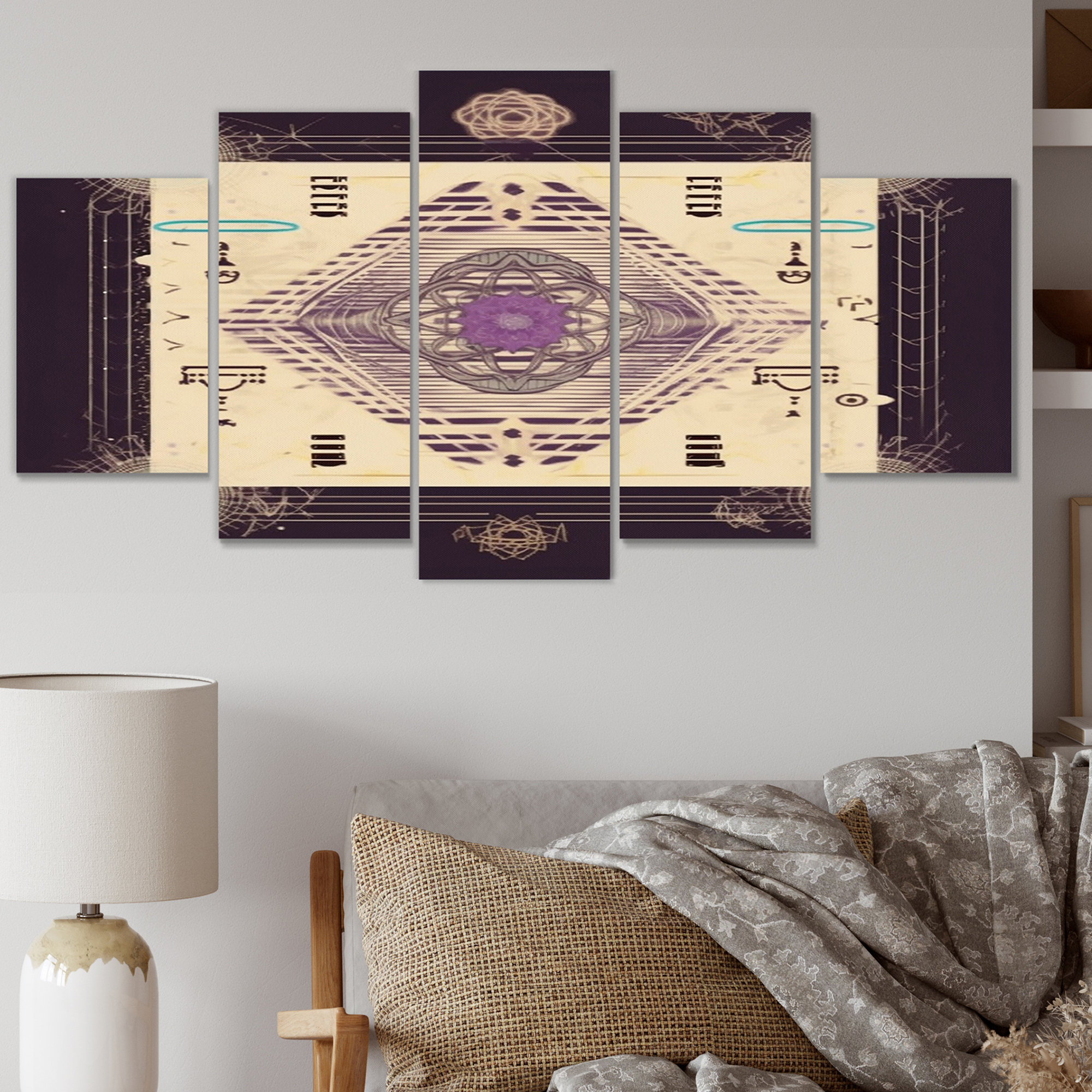 Bungalow Rose Sacred Invocation Vintage Mandala II - Christianism ...