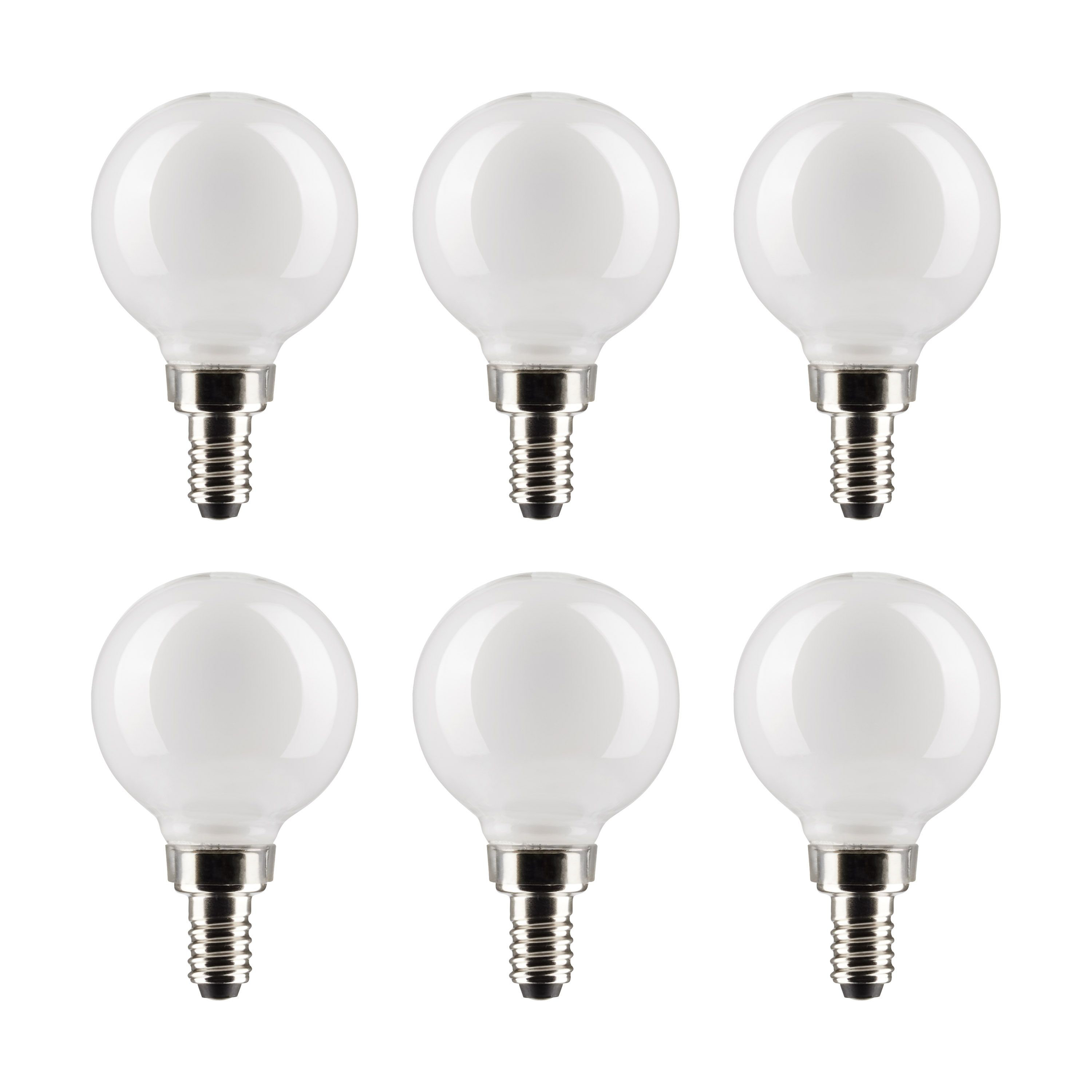 Satco 4.5 Watt (40 Watt Equivalent), G16.5 LED, Dimmable Light Bulb ...