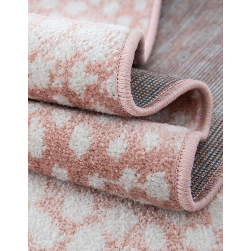 Langley Street Masson Performance Rose Pink Rug & Reviews | Wayfair