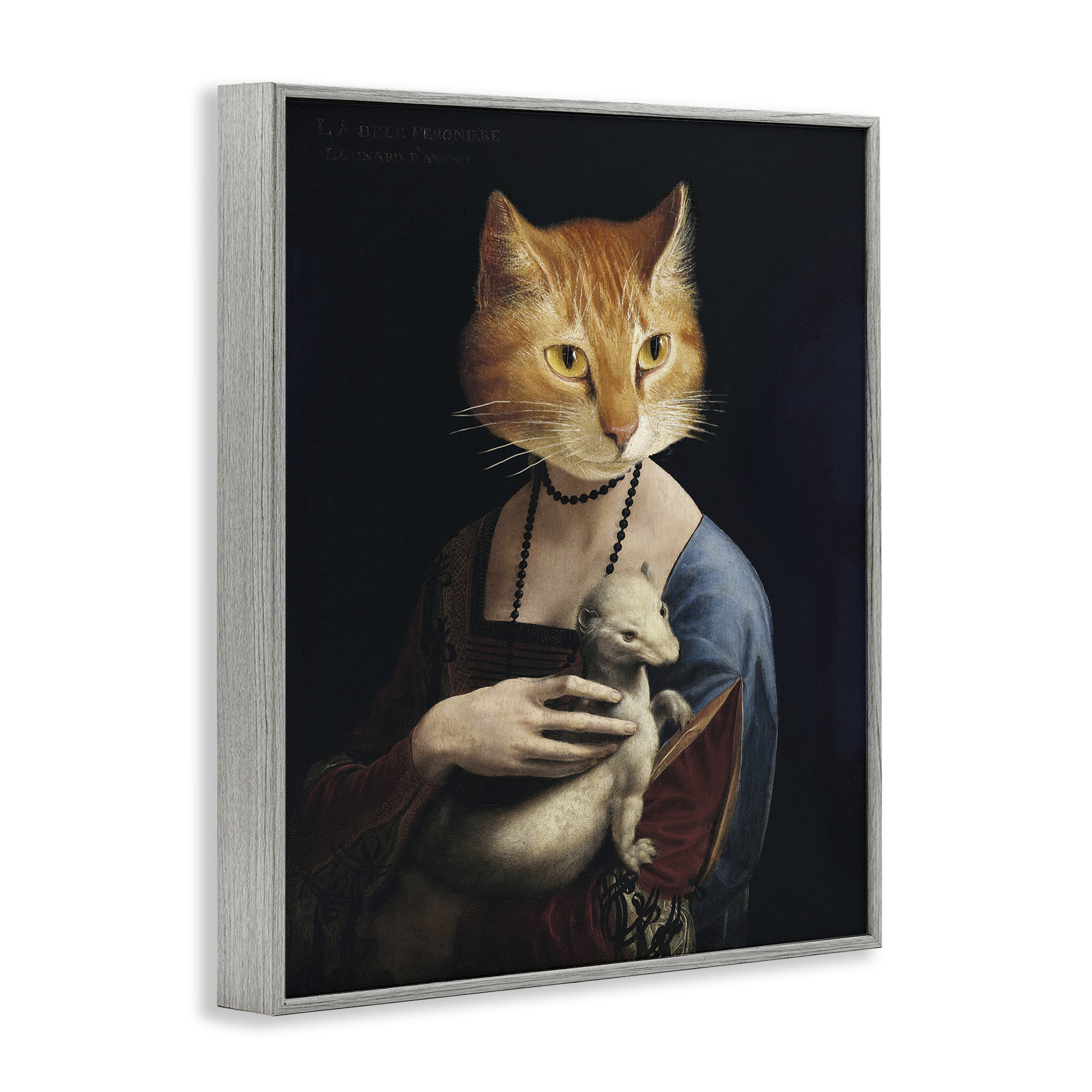 Winston Porter Historical Portrait Cat Framed Giclee Art by Alicia ...