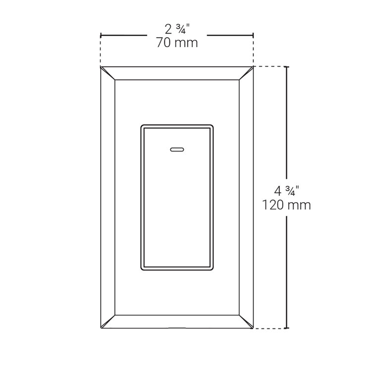 BAZZ Smart Home Wi-Fi 5-Amp Single Pole Rocker Light Switch - Wayfair ...