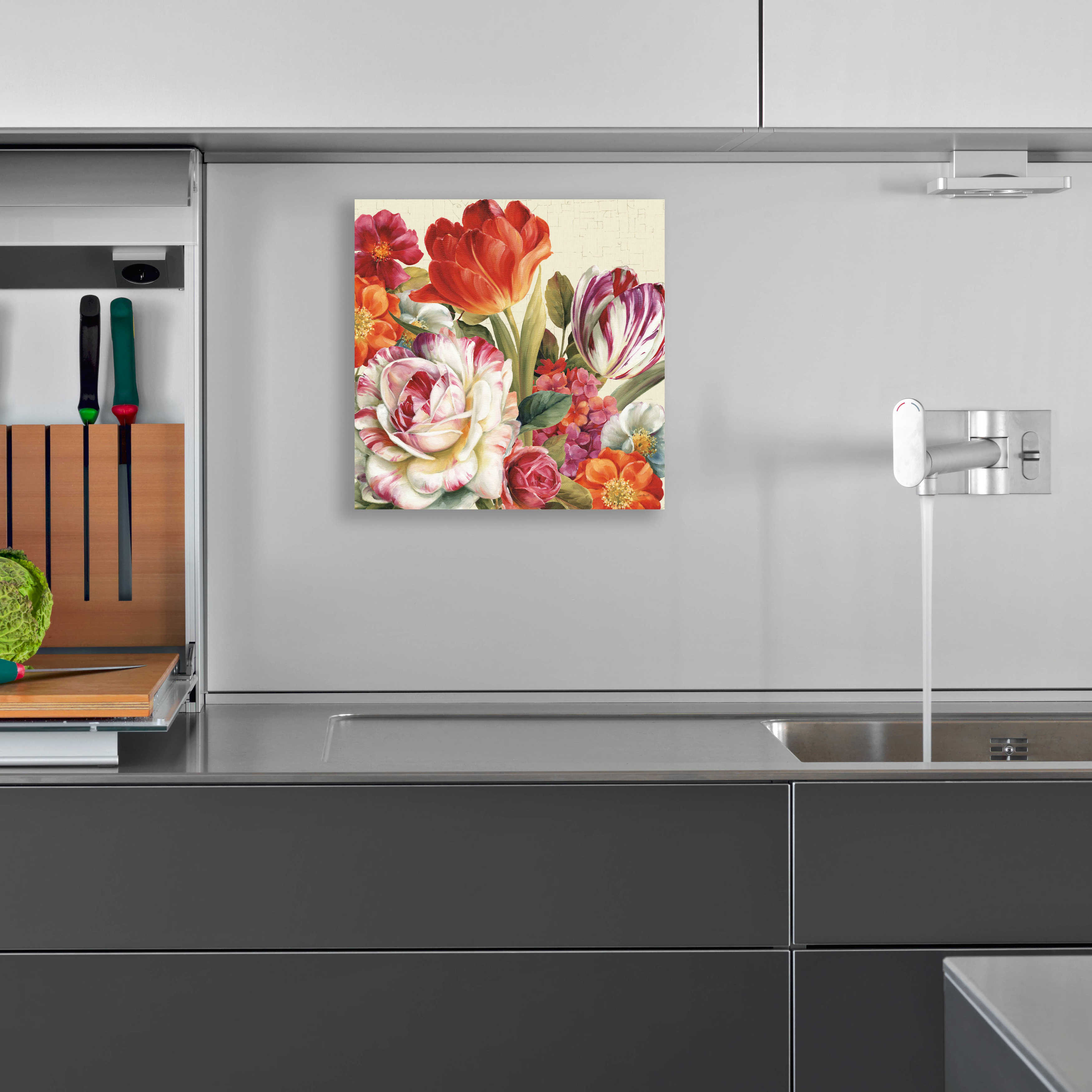 Red Barrel Studio® " Garden View Tossed-Florals " by Lisa Audit | Wayfair