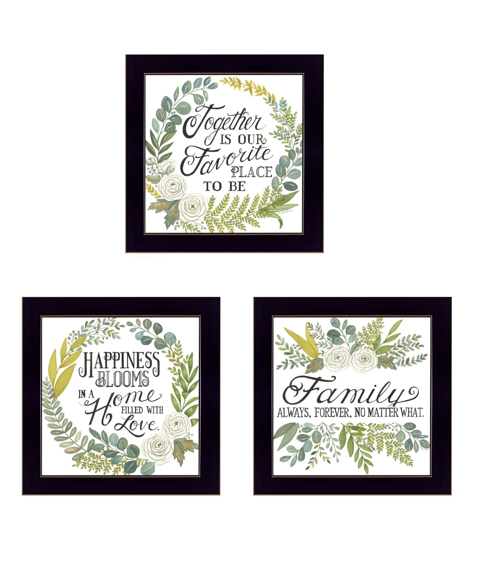 Trinx "Together Is Our Favorite Place To Be!" Framed Wall Art For ...