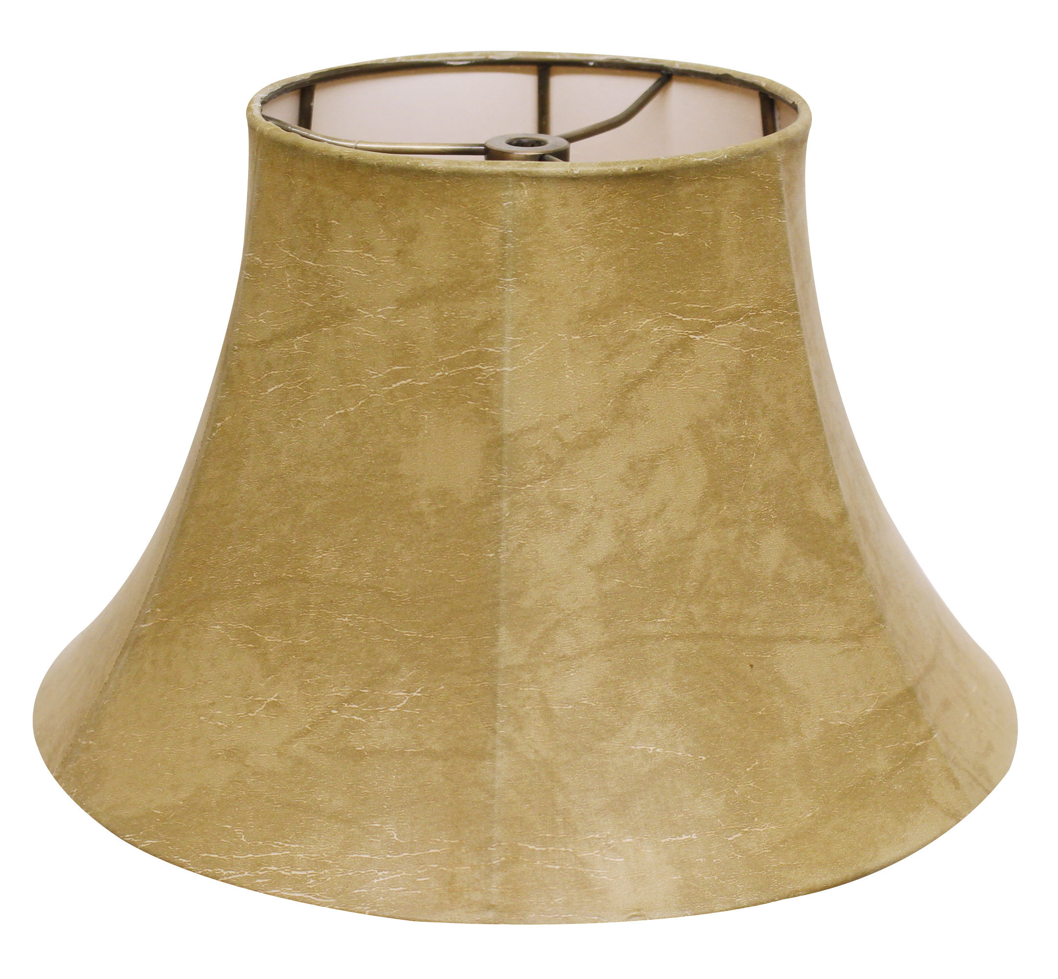 Winston Porter Transitional Bell Faux Leather Softback Lampshade with ...