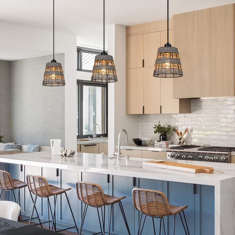 Breakwater Bay Farmhouse Pendant Light Fixtures, 1-light Small Hand ...