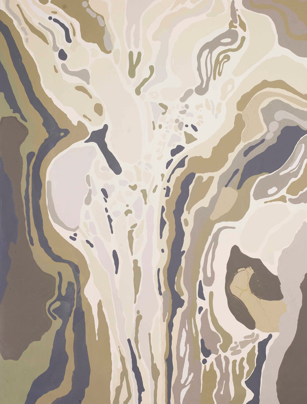 CHC Art, Inc. White Spill - Wrapped Canvas Painting | Wayfair