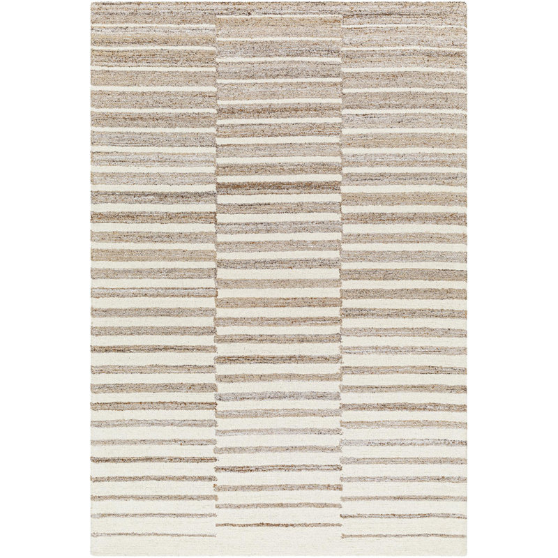 Sojourner Hand Tufted Beige/Light Brown Rug | Joss & Main