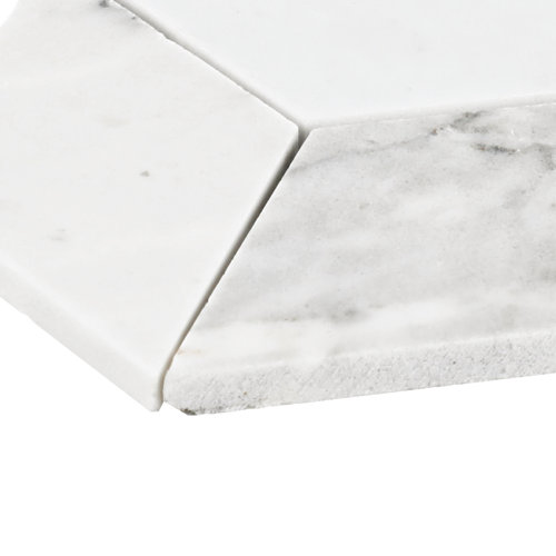 Daltile Raine 14" x 11" Natural Stone Honey Comb Mosaic Wall Tile | Wayfair