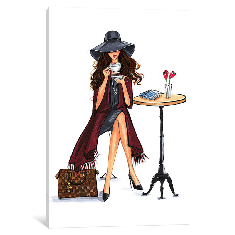 House of Hampton® Lady Latte " Lady Latte (Brunette) " by Rongrong ...