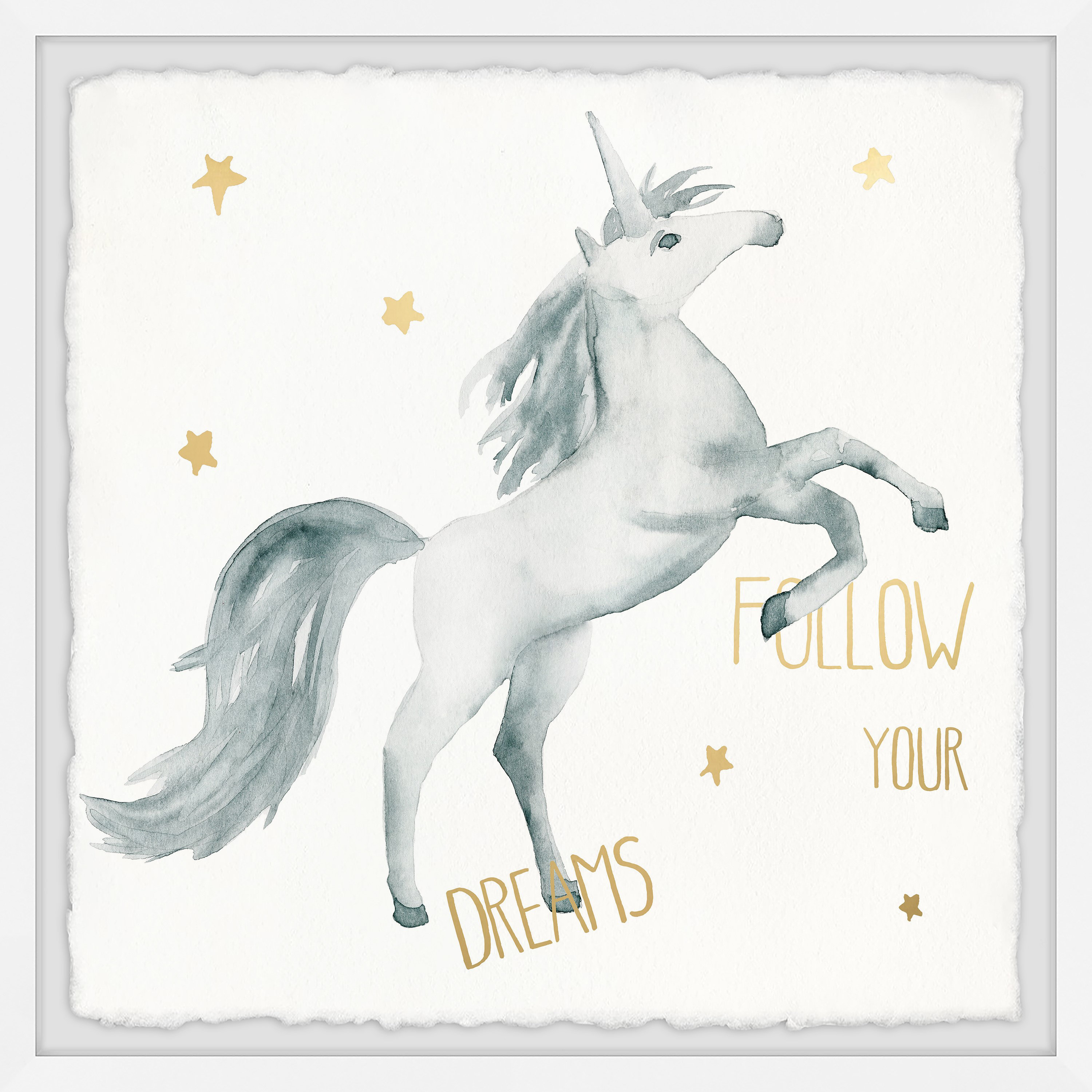 Isabelle & Max™ Brayville Unicorn Framed Art - Wayfair Canada