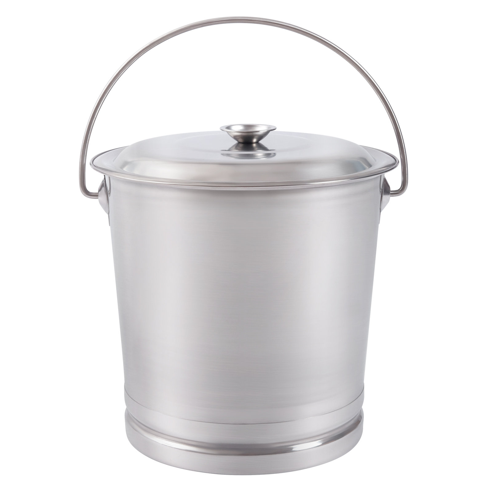 Winston Porter Flosi 2/ 3.7 Gallon Stainless Steel Bucket With Lid ...