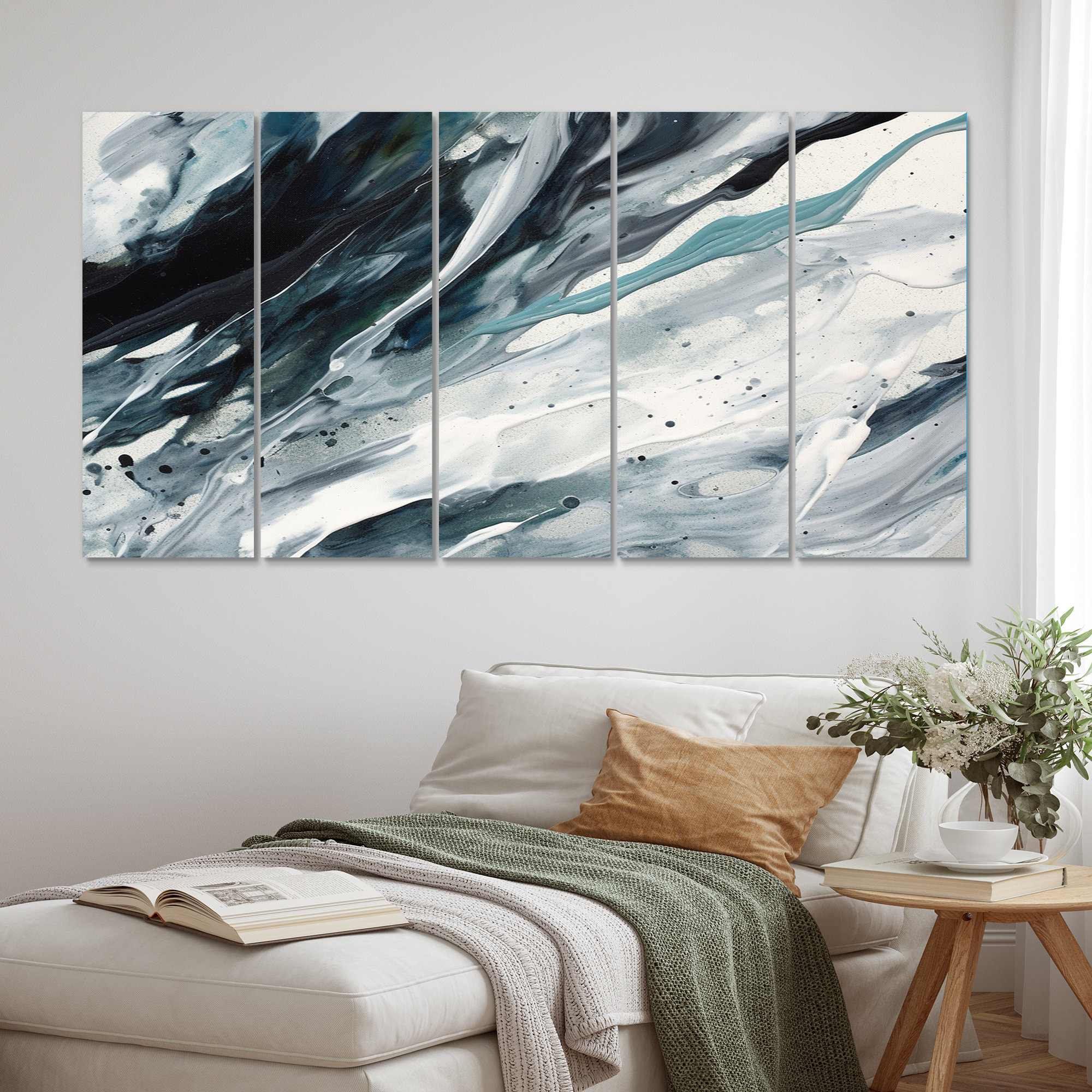 Brayden Studio® Bliss Of Happiness Abstract In Retro Blue III ...