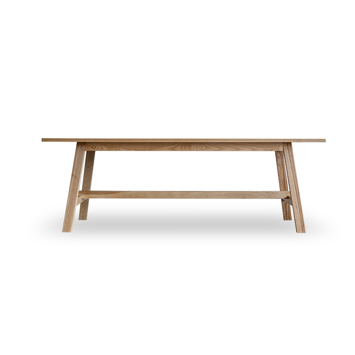 Wren Decors Burlywood Rectangular Solid Wood Dining Table | Wayfair