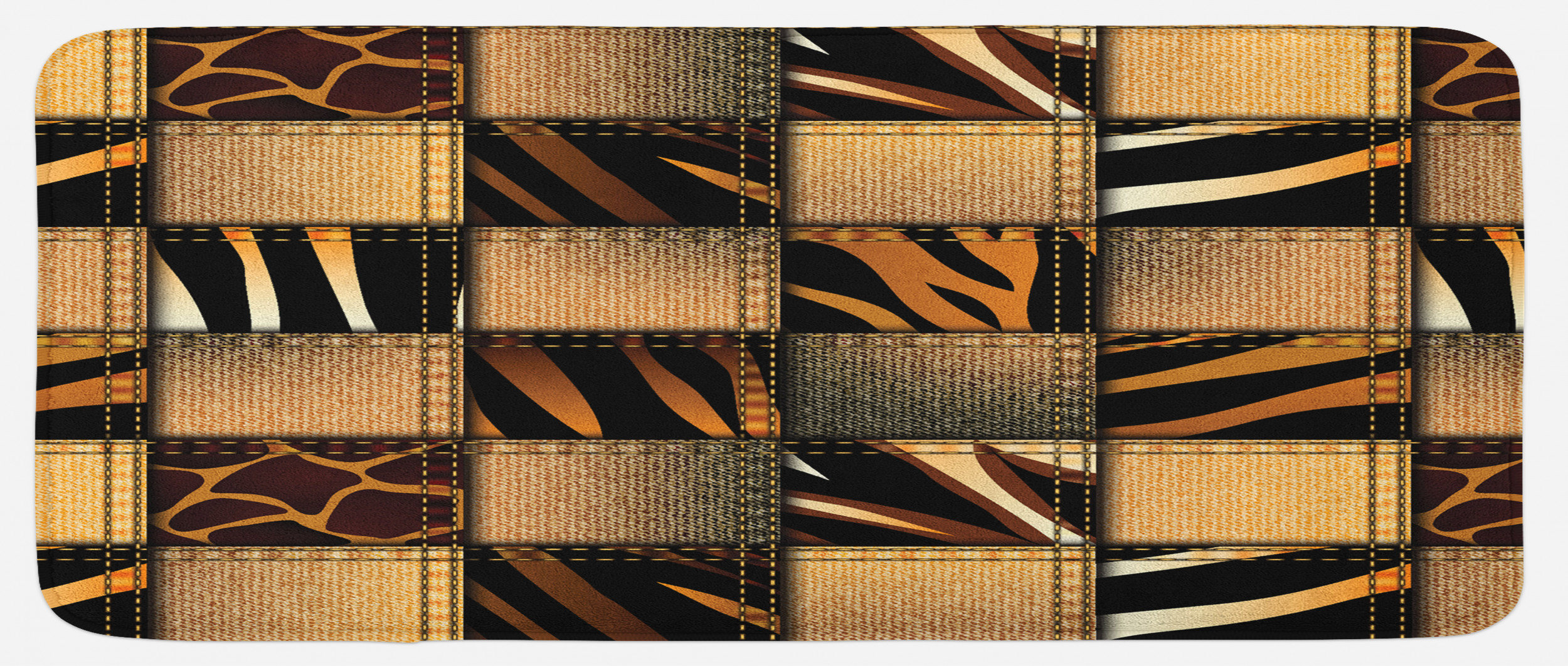 East Urban Home Safari Kitchen Mat | Wayfair