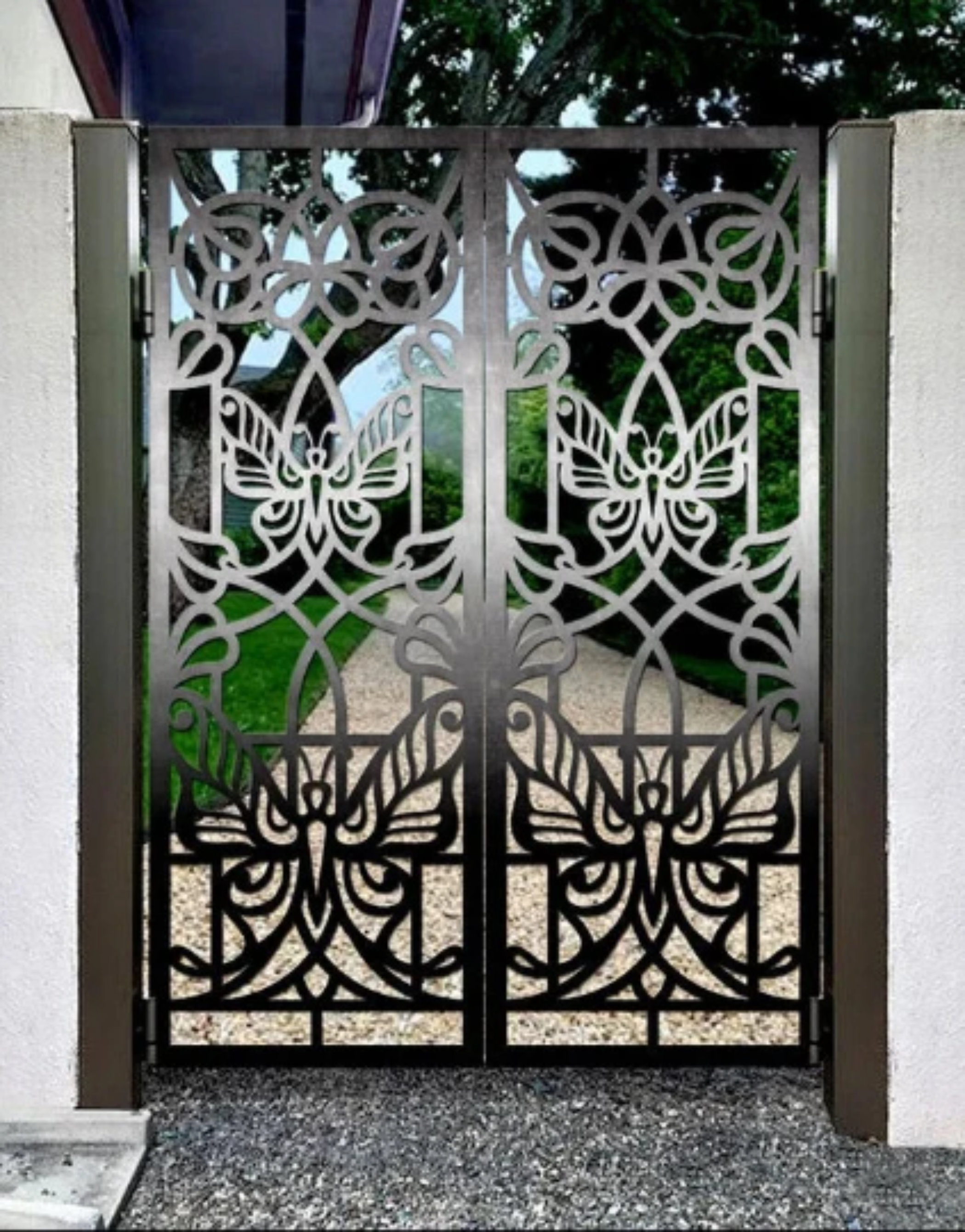 TAIMCO Butterfly Metal Gate - Wayfair Canada