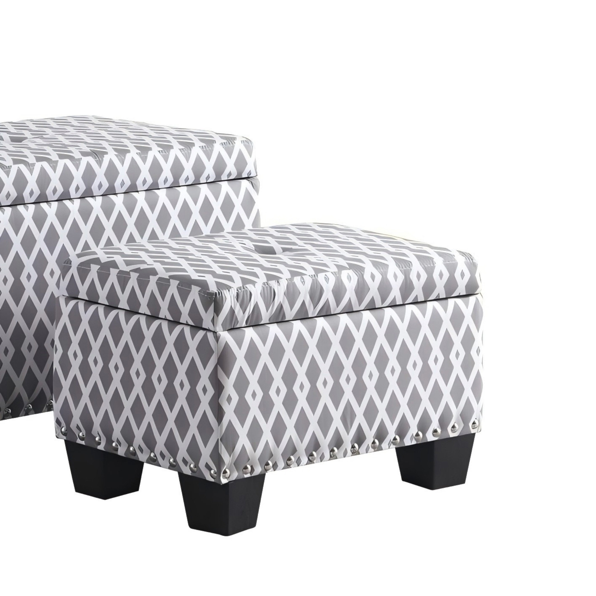 Latitude Run® 17" Tall Storage Ottoman With Additional Storage Seating ...