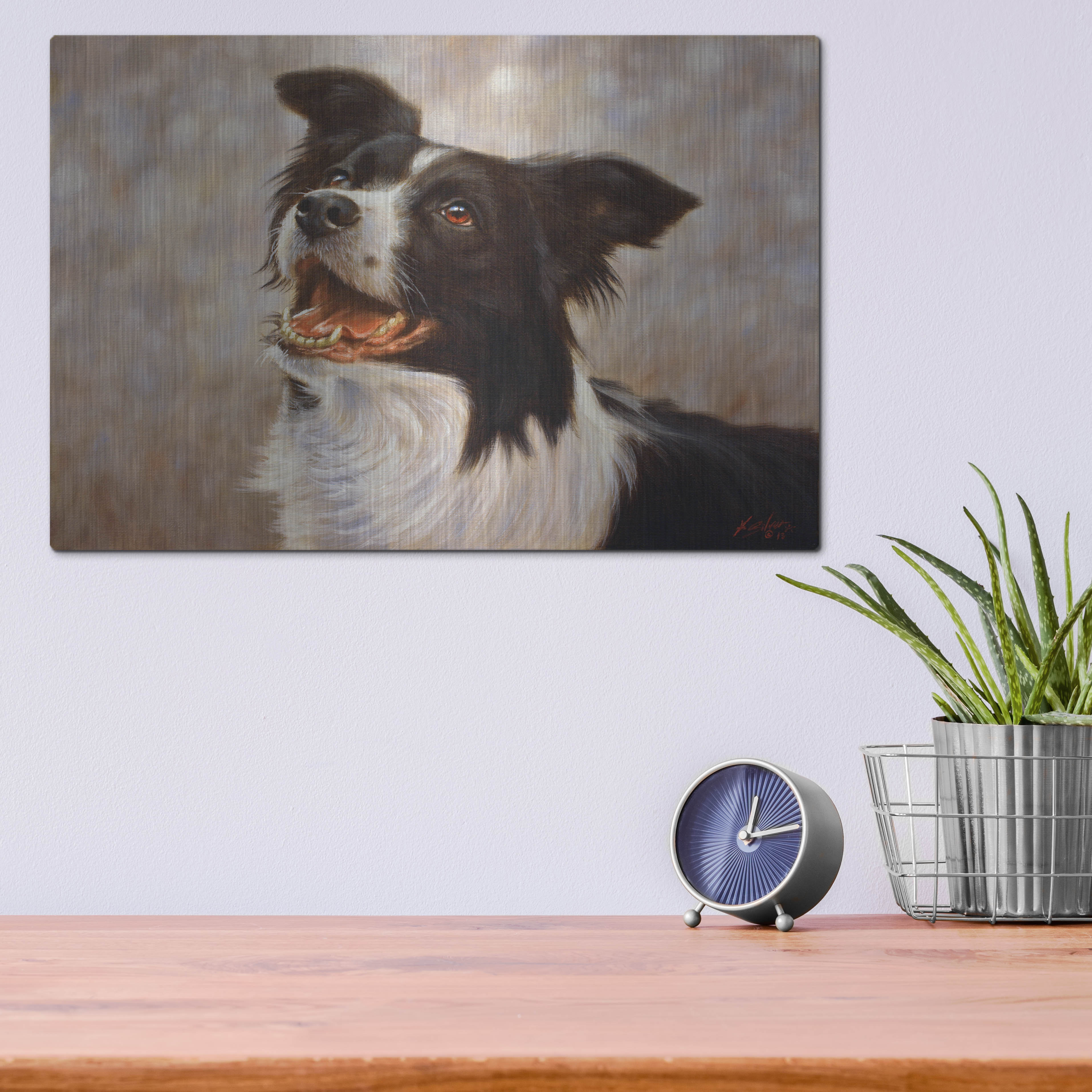 Winston Porter " Border Collie I Love You Dad " by John Silver | Wayfair