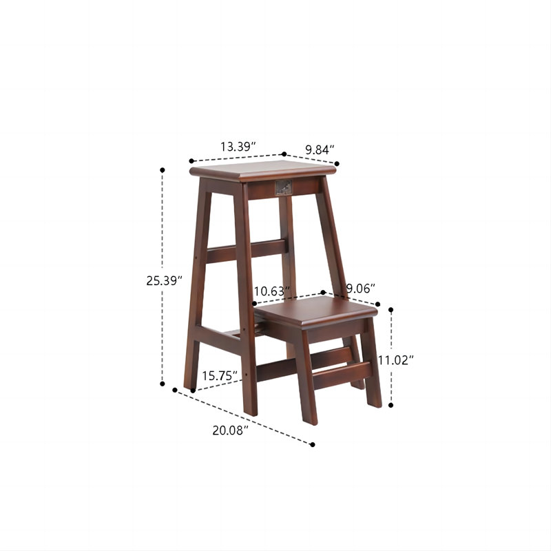 Wildon Home® Nancyann Solid Wood 25.39'' Counter Stool | Wayfair