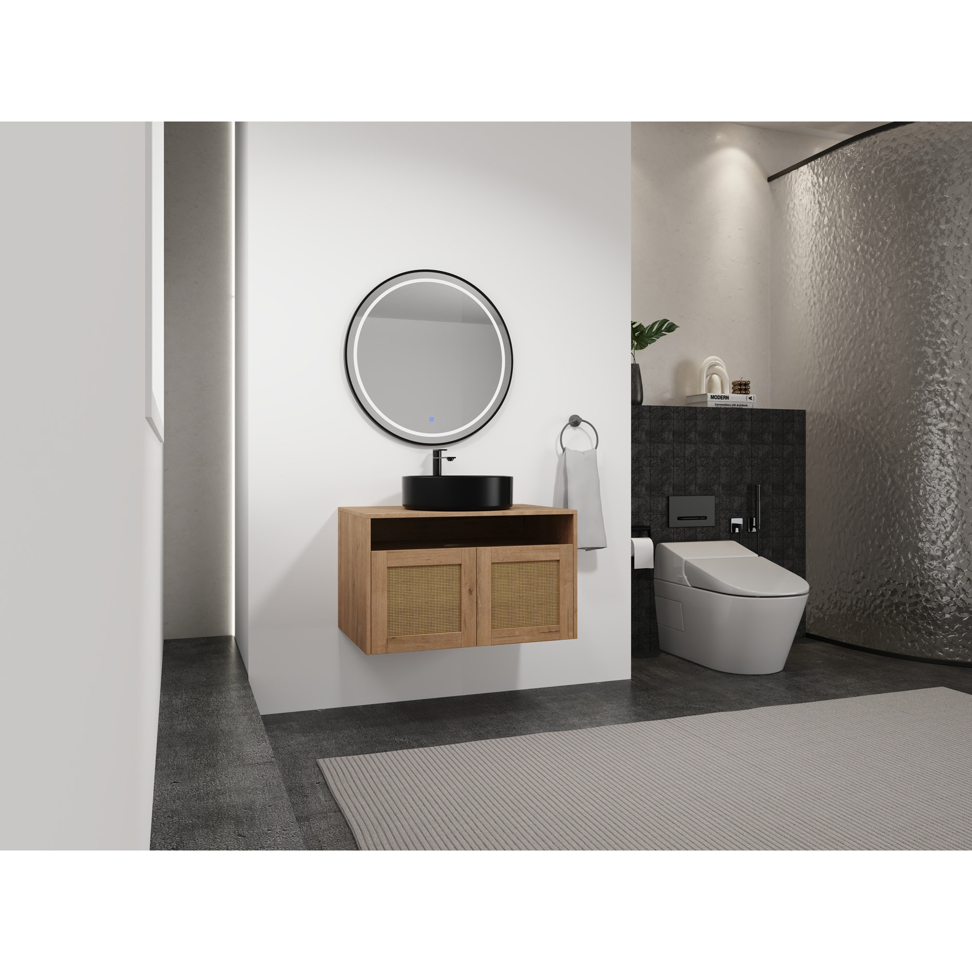 Wrought Studio Bathroom Vanity With Ceramic Art Sink - Wayfair Canada
