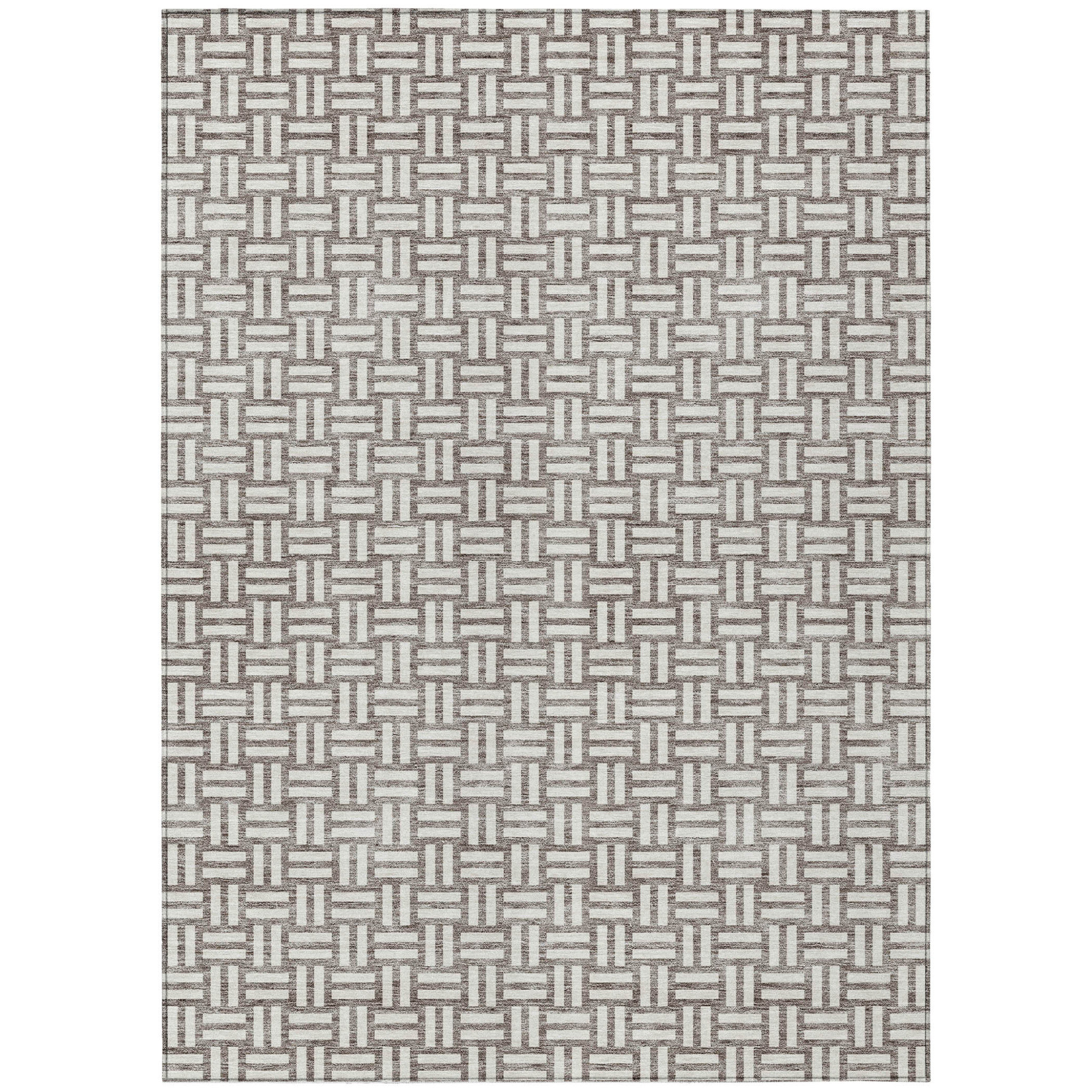 HomeRoots Rectangle Machine Woven Area Rug | Wayfair