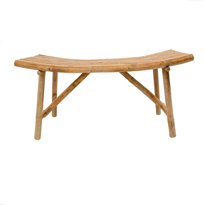 Bay Isle Home™ Handcraft Bamboo Long Bench, 43" | Wayfair