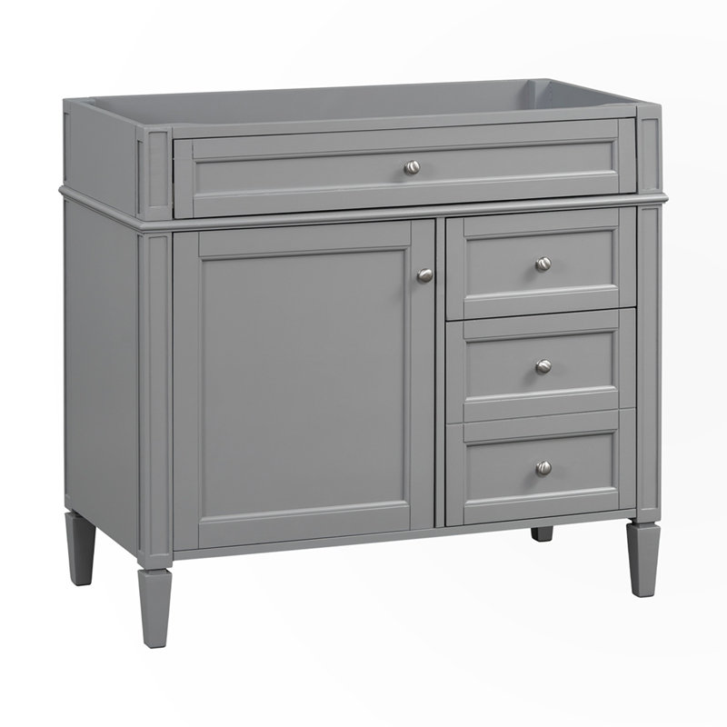 Red Barrel Studio Storage Cabinet with 2 Drawers and a Tip-out Drawer ...