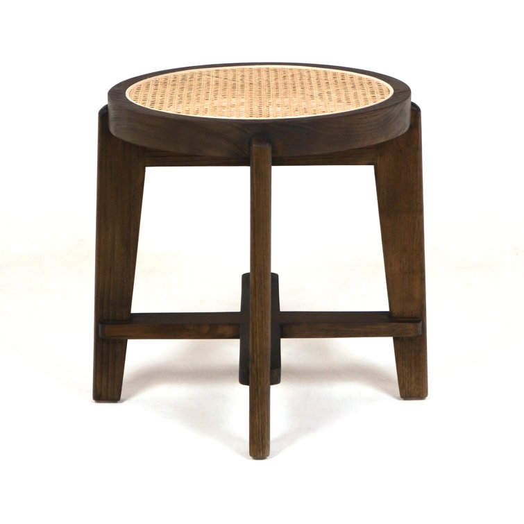 INTERIORTONIC Solid Wood Accent Stool | Wayfair.co.uk