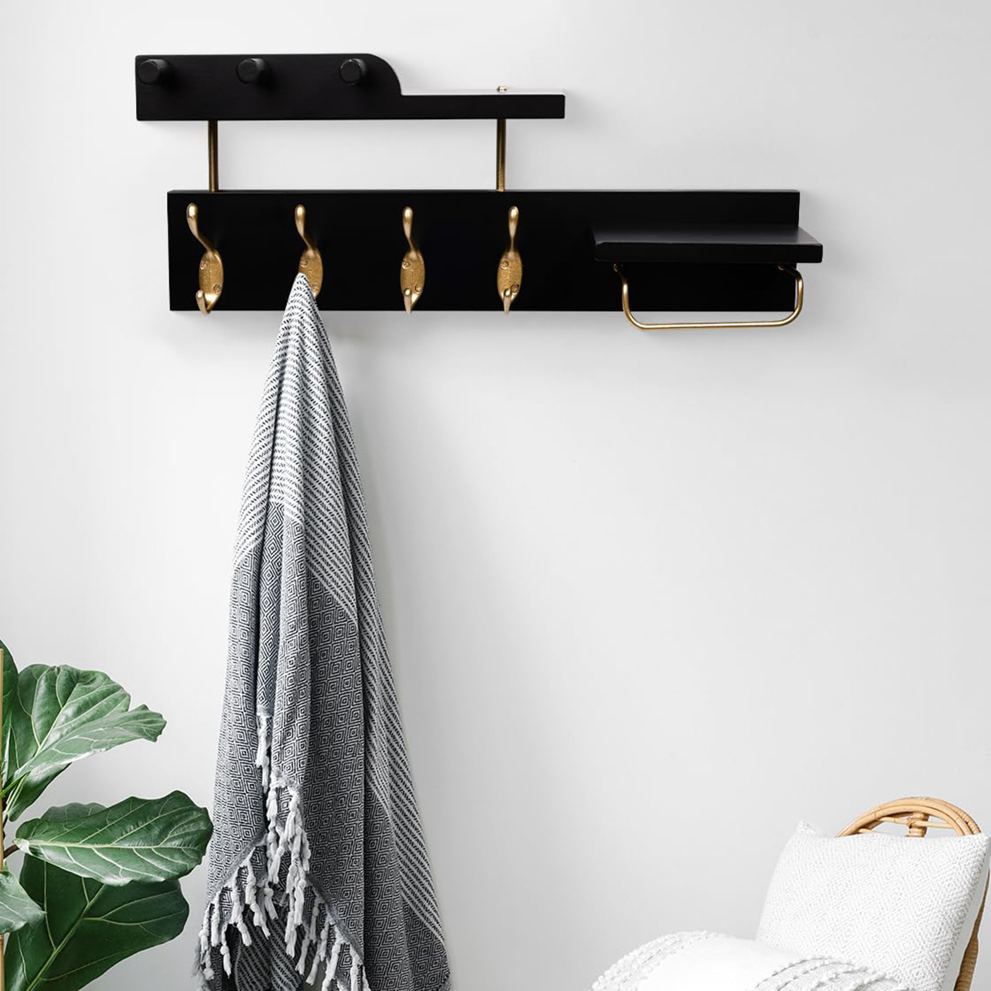 Latitude Run® 17 Inch Entryway Hanging Shelf | Wayfair